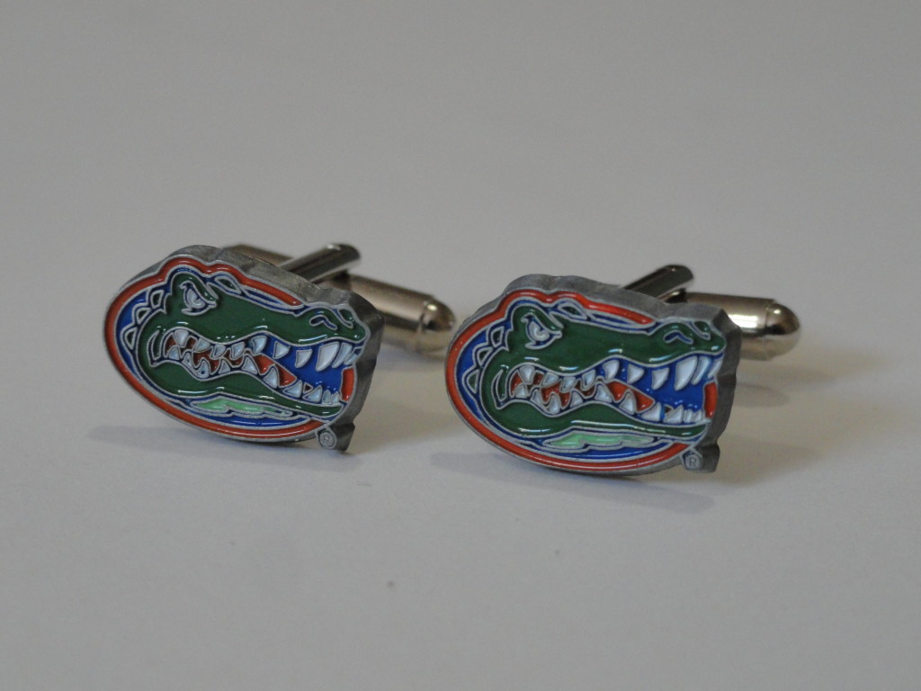 University of Florida Cufflinks, Lapel Pin, Tie Bar and Earrings – Loud ...