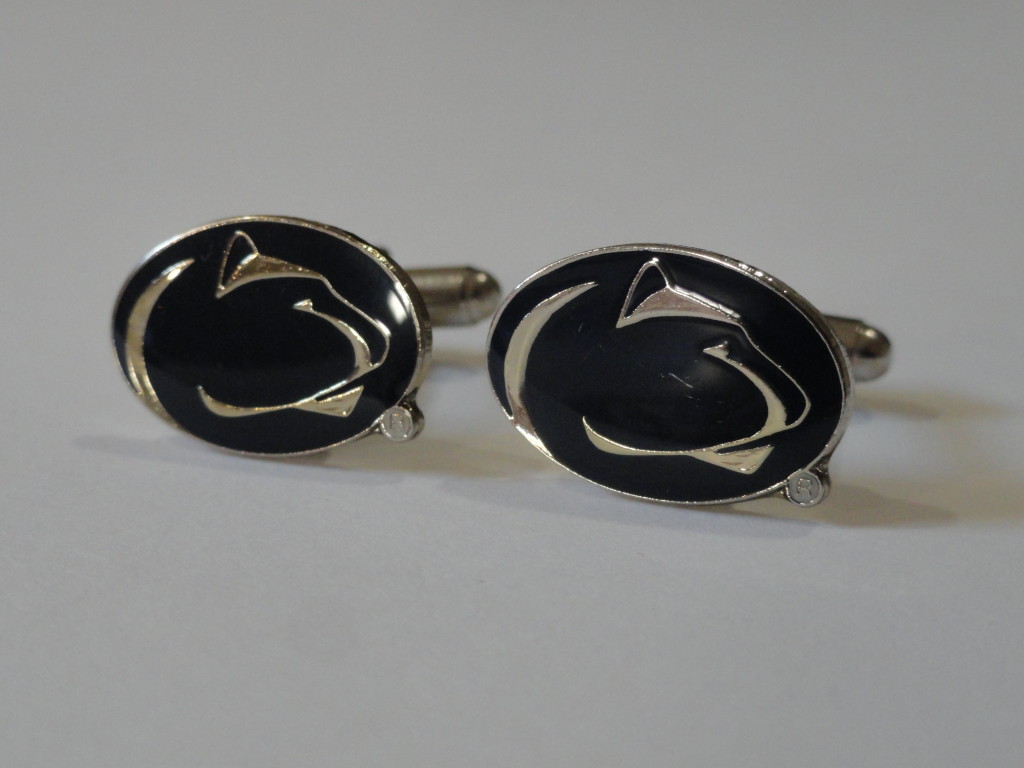 Penn State Cufflinks, Lapel Pin, Tie Bar and Earrings – Loud Cufflinks