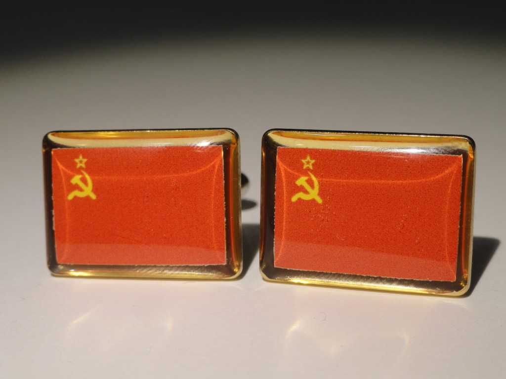 Soviet Union Flag Cufflinks, Lapel Pin, Tie Bar – Loud Cufflinks