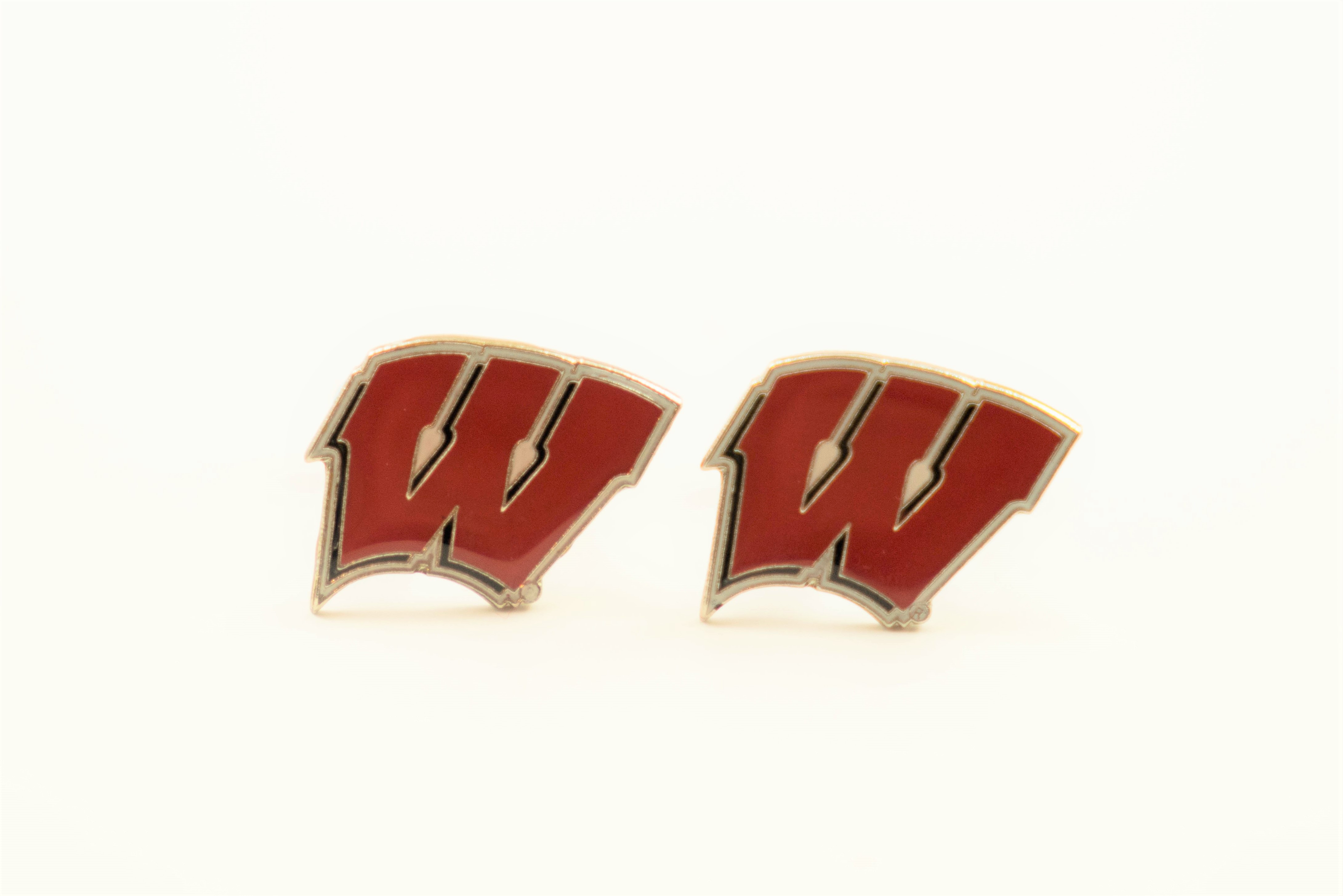 University of Wisconsin Motion W Cufflinks – Loud Cufflinks