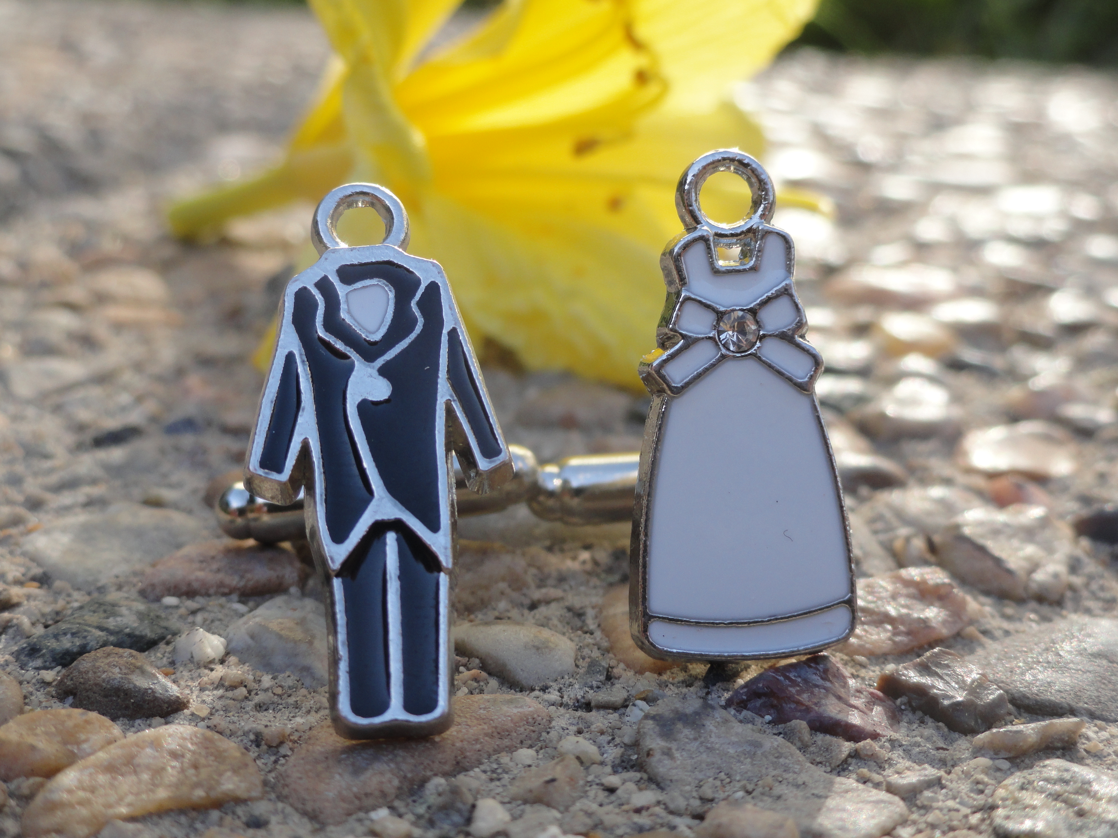 Bride and Groom Wedding Cufflinks – Loud Cufflinks