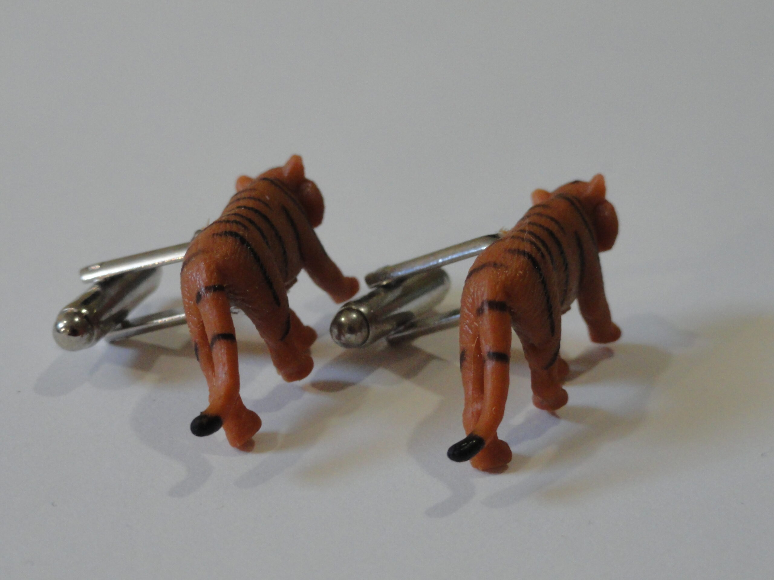 Tiger Cufflinks, Lapel Pin, Tie Bar and Earrings – Loud Cufflinks