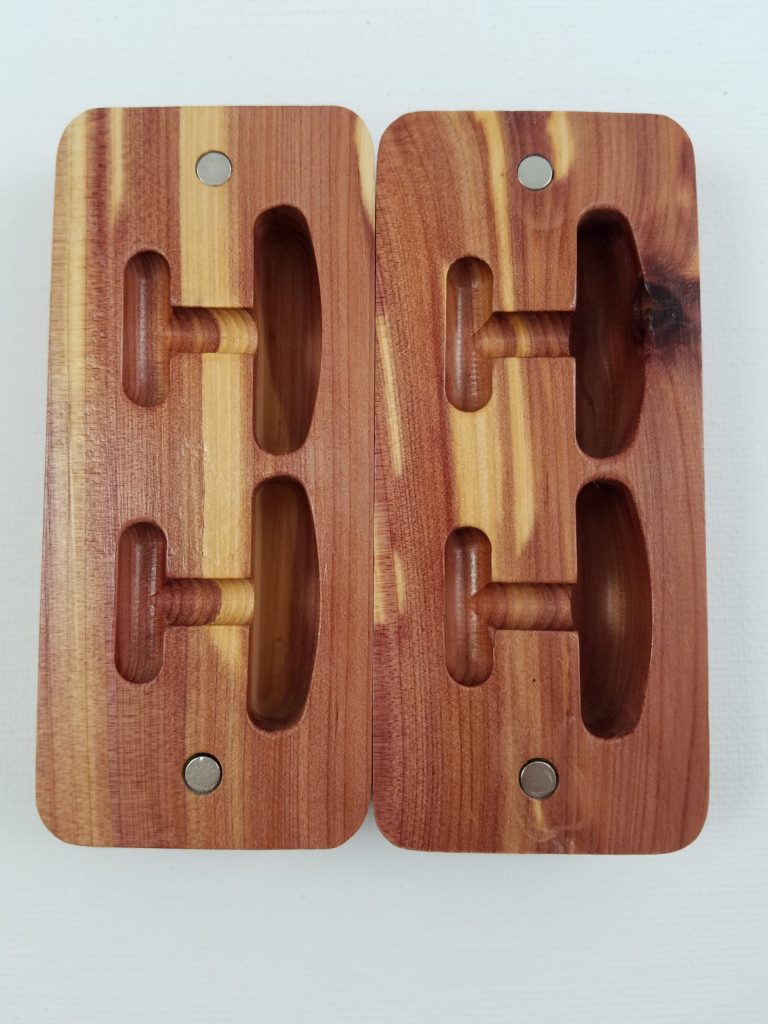 Decorative Wooden Cufflink Box–Custom Engravable Cufflinks Boxes with ...