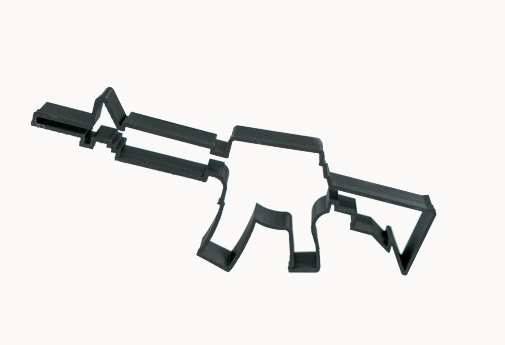 AR15-Inspired Rifle Cookie Cutter – Loud Cufflinks
