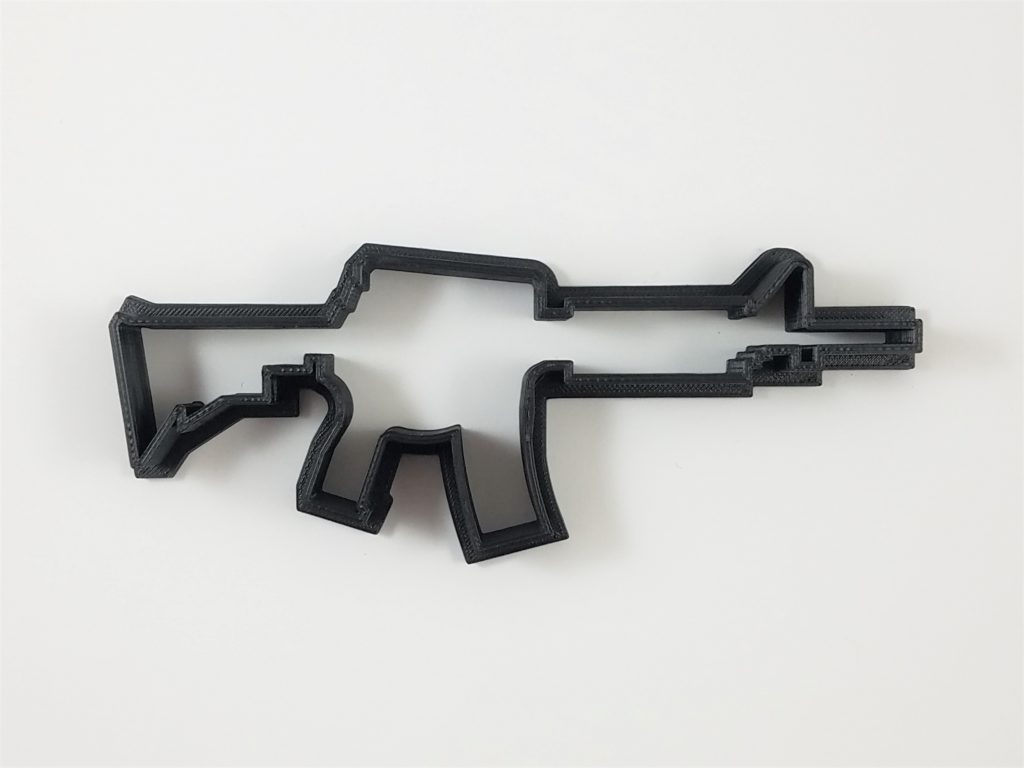 AR15-Inspired Rifle Cookie Cutter – Loud Cufflinks