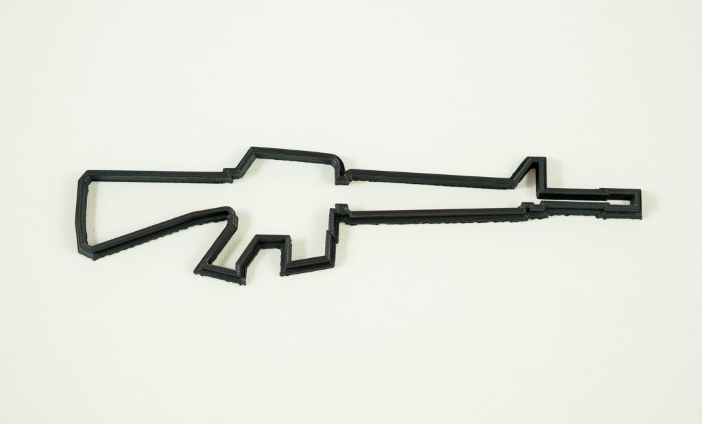 M16-Inspired Rifle Cookie Cutter – Loud Cufflinks