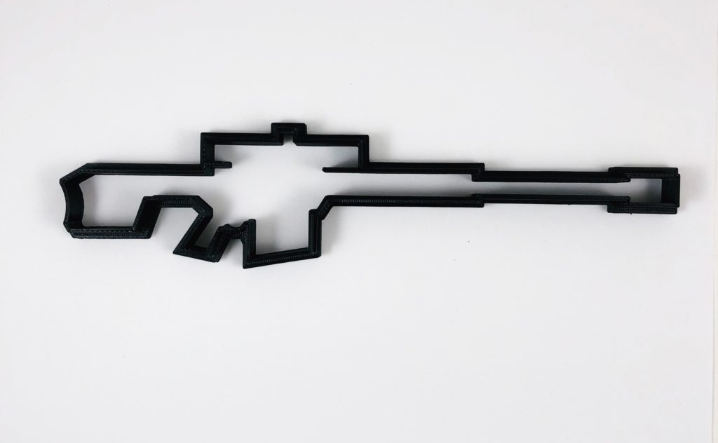 .50 Caliber Sniper Rifle Cookie Cutter – Loud Cufflinks