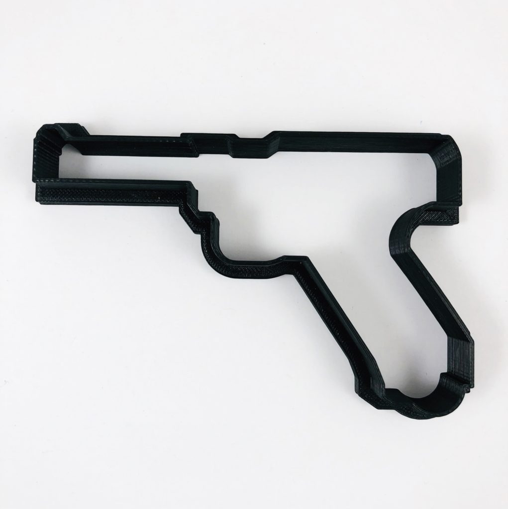 Gangster Thompson Submachine Gun Cookie Cutter – Loud Cufflinks